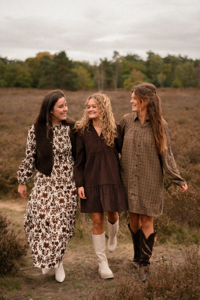 Calie dress Daniela khaki block - Jet's Favs